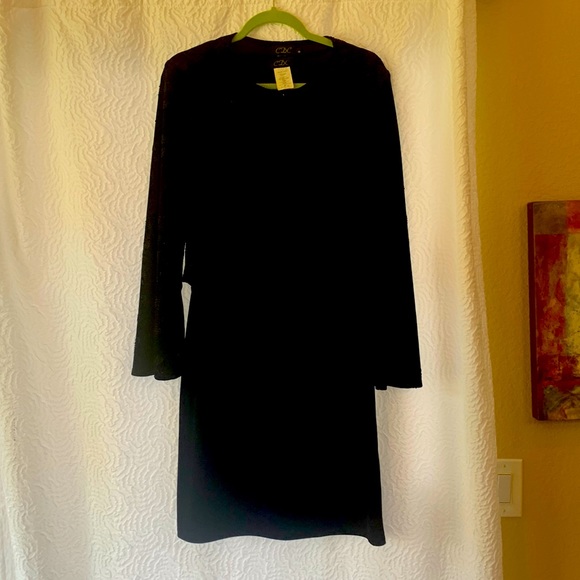 CDC | Dresses | Ladies Velvet Little Black Dress And Matching Jacket ...